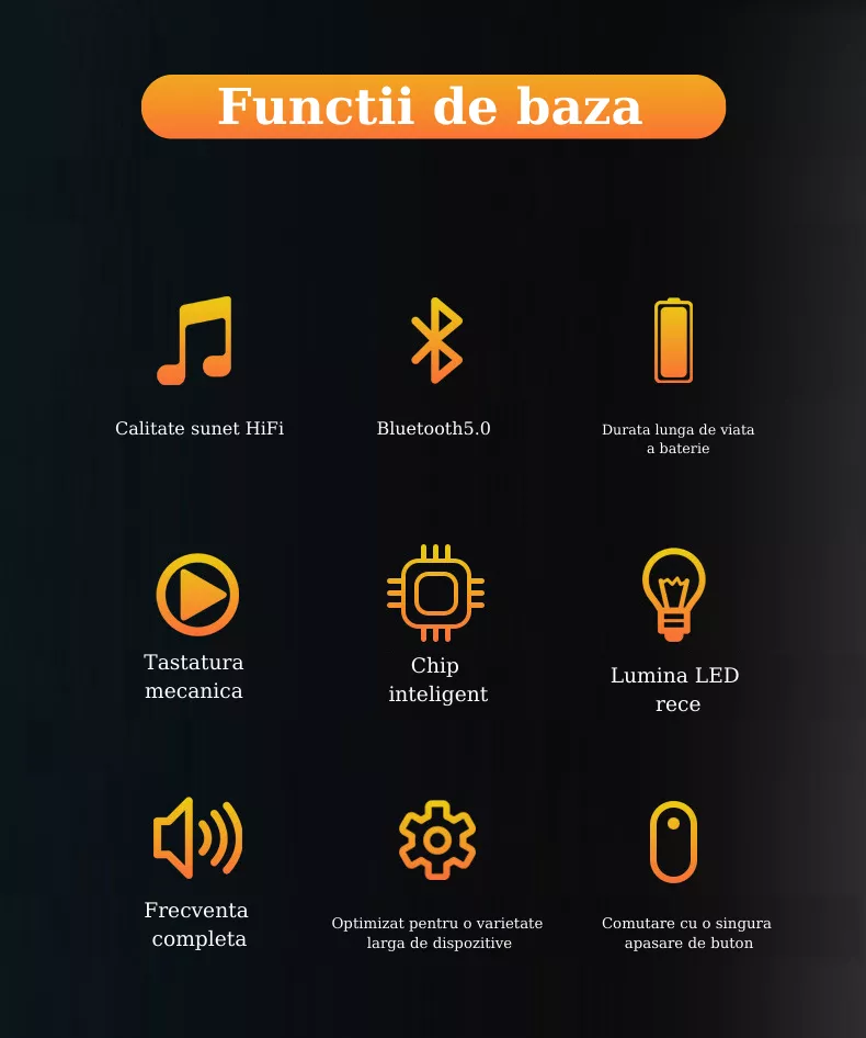 Boxe gaming RGB Soundbar RGB Bluetooth 5.0 Compatibil cu Android IOS si ...