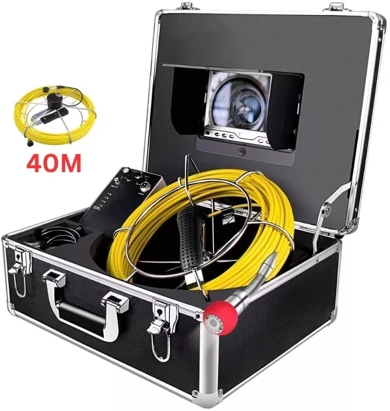 Camera Inspectie video canalizare 40m iUni ICT1 Monitor 7 inch iuni1688 ...