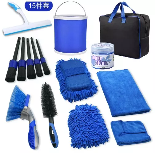 Set 15 Accesorii pentru Curatare Auto Flippy Interior si Exterior ...