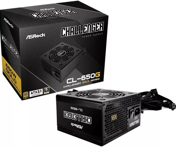 Sursa PC ASRock 650W 80+ Gold CL-650G 12cm ATX 3.1 CL-650G - cel.ro