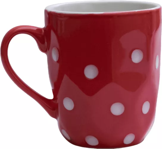 Ceasca Rosie cu buline albe 180 ml 5900_3107_0010_A23 - cel.ro