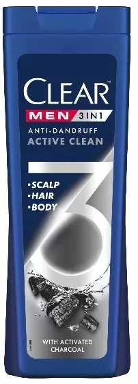Sampon Clear Men 3in1 Active Clean 360 ml clear3in1360 - cel.ro