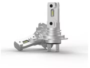 Set 2 Becuri Auto LED H7 pentru Faruri 12V-24V Culoare Alb Rece ...