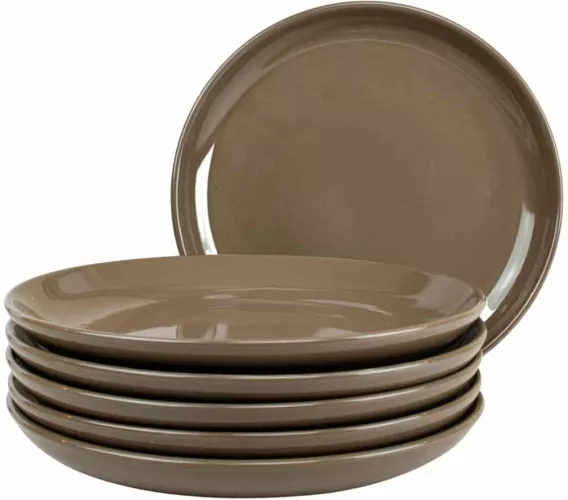 Set 6 farfurii desert Maro Cafeniu 21 cm 5900_3368_9055_242L - cel.ro