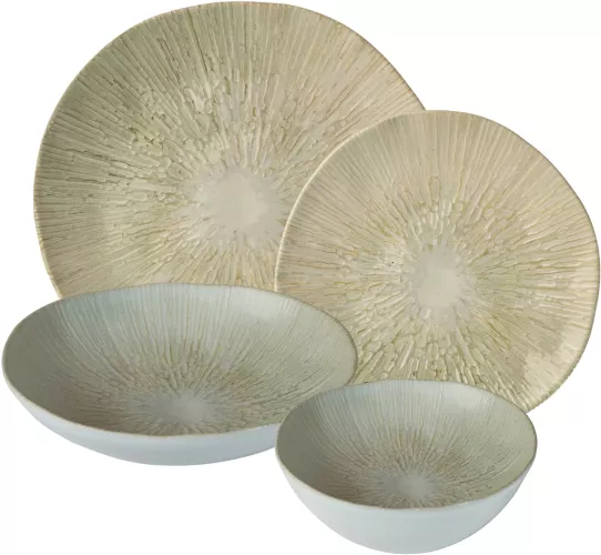 Set farfurii 24 piese 6 persoane - Ensemble Pietra Opulenta - Set ...