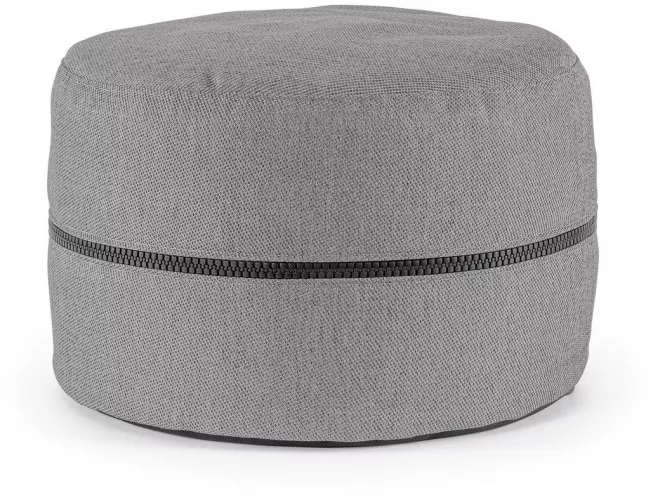 Puf textil gri Gulizar 50x34 cm 0663741 - cel.ro