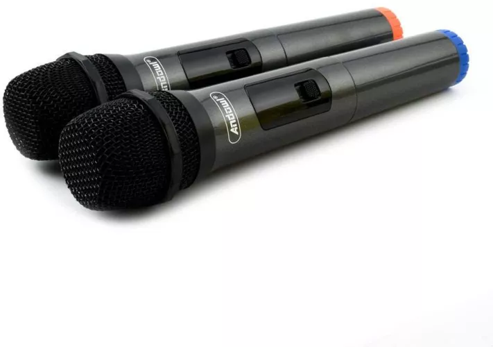 Set 2 microfoane profesionale wireless QMIC558 MRKT11871 - cel.ro