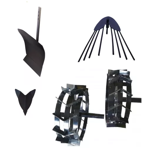 Pachet accesorii motocultor BSR Plug arat + Plug bilonat + Roti ...