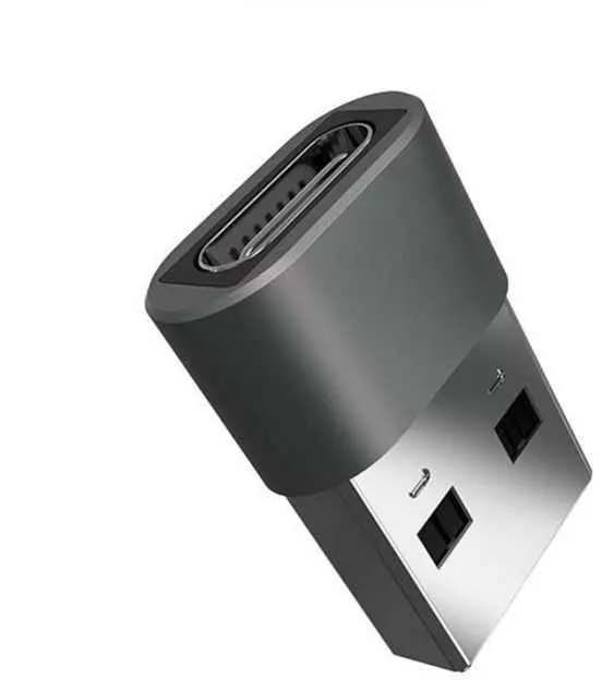 Adaptor USB tata - USB TYPE C mama incarcare/sincronizare metal V-TAC ...