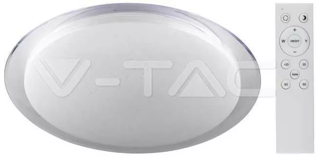 Aplica LED 40W 3IN1 dimabil cu telecomanda 2800lm IP20 V-TAC SKU-14741 ...
