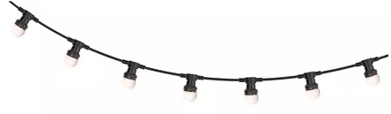 Sir iluminat festiv 10m ip44 cu 20 becuri led alb cald LEDSTRING-WH