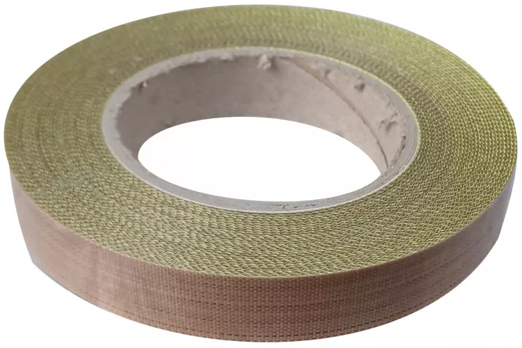Banda teflon tesatura teflonata fibra sticla latime 20 mm lungime 10 cm ...