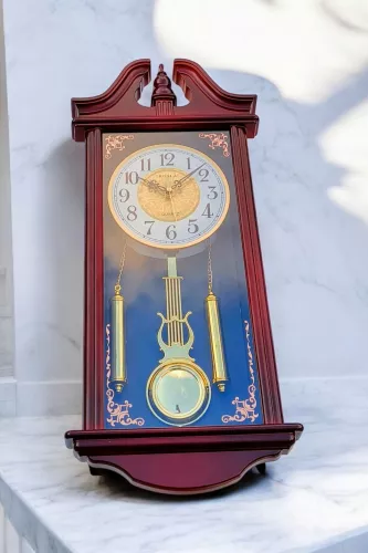 Ceas de perete rustic cu pendul 66 cm 4432 - cel.ro