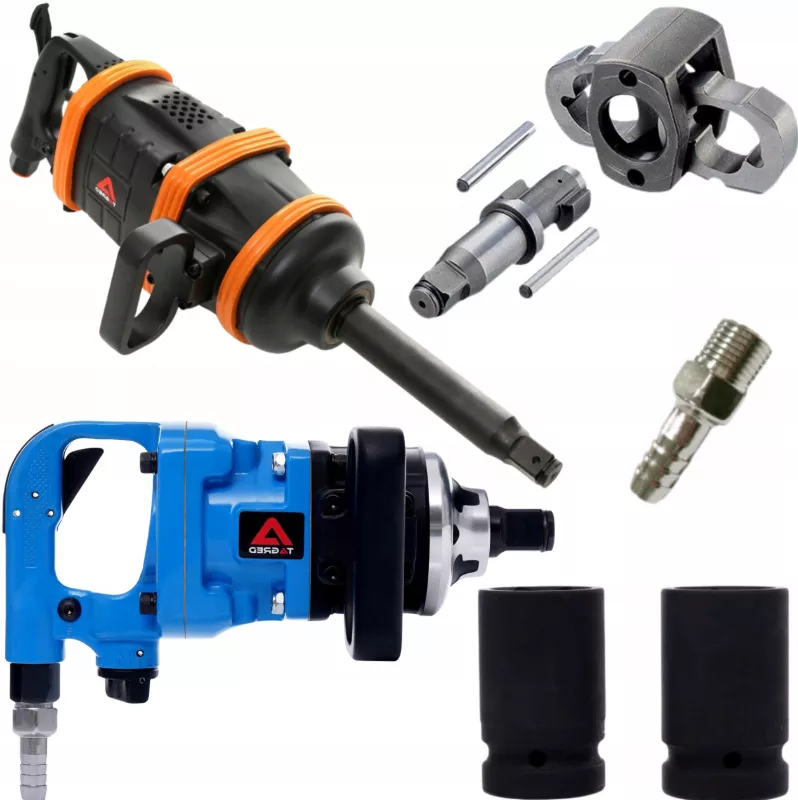 Pistol cheie pneumatica impact 4200Nm 1tol + tubulare 32 33mm camion ...