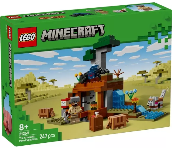 LEGO MINECRAFT EXPEDITIA DE MINERIT CU TATU 21269 VVTLEGO21269 - cel.ro