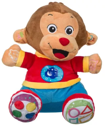 Maimuta interativa din plus care invata culori forme numere animale ...