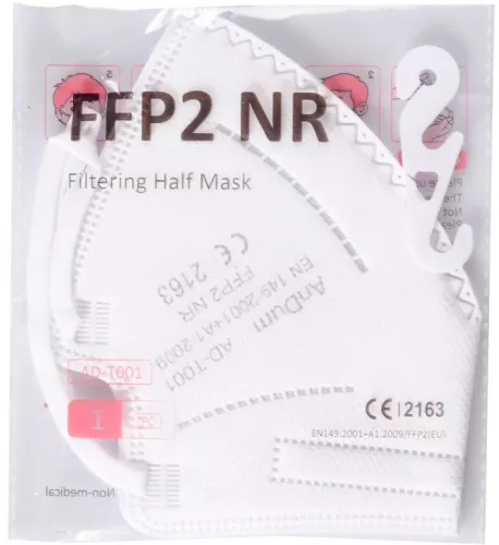 Masca FFP2 Alba pentru copii 5 straturi Conforma cu CE 2163 ambalata ...