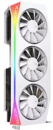 Placa video XFX Mercury AMD Radeon RX 9070 XT OC White Magnetic Air ...
