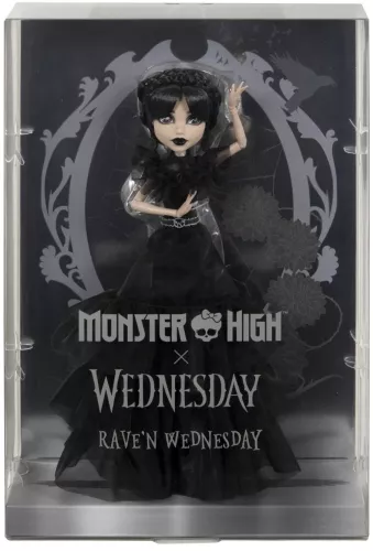 Monster High Wednesday Papusa Rave N Wednesday pbim_405109683 - cel.ro