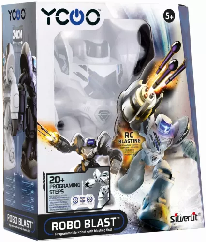 Robot Electronic Robo Blast Alb z6sn_405111023 - cel.ro