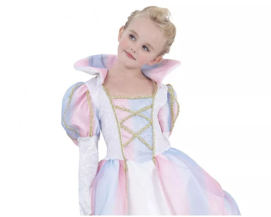 Costum carnaval Printesa curcubeu pentru copii 5-6 ani 110/120 cm ...