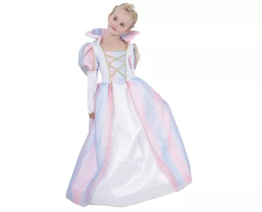 Costum carnaval Printesa curcubeu pentru copii 5-6 ani 110/120 cm ...