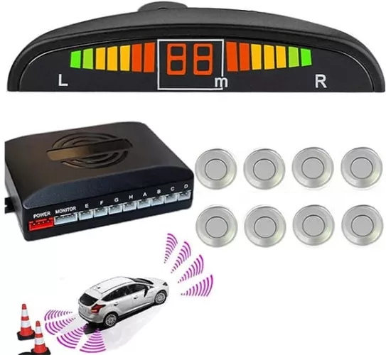 Kit Senzori de Parcare Fata Spate Universali AutoREY® Premium cu Display si - cel.ro