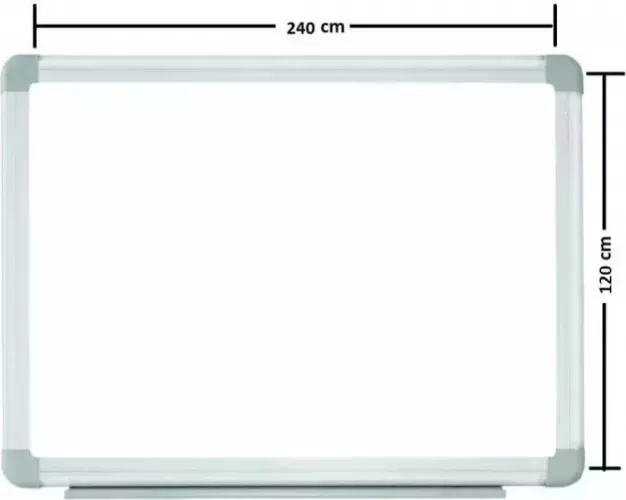 Tabla Whiteboard Magnetica DACO 120x240 cm Suprafata Metalica Lacuita ...