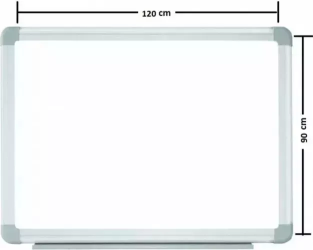 Tabla Whiteboard Magnetica DACO 90x120 cm Suprafata Metalica Lacuita ...
