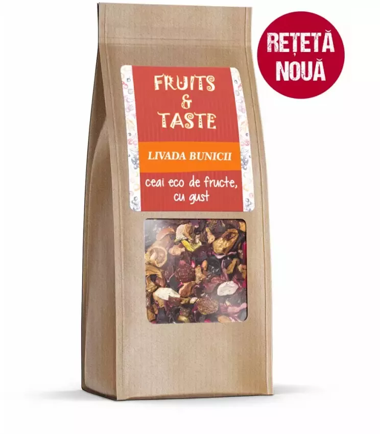 Ceai bio Livada Bunicii 100g Pronat