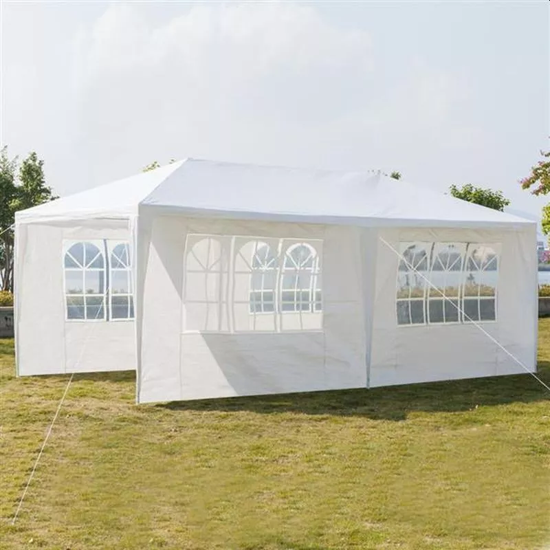 Cort gradina 3x6 m cadru din otel pavilion impermeabil ferestre ...