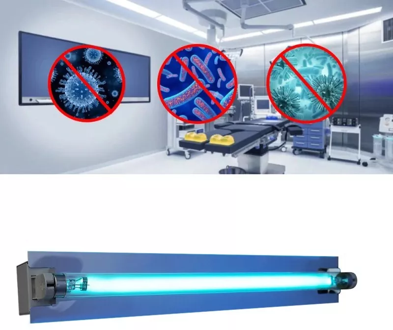 Lampa bactericida uvc tub osram 15w suprafata sterilizata 15 mp ip20 ...