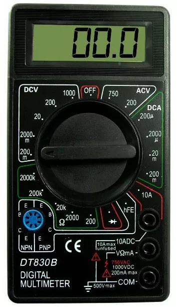 Multimetru digital profesional lcd 9v 19 scale masura negru mb-96353 ...