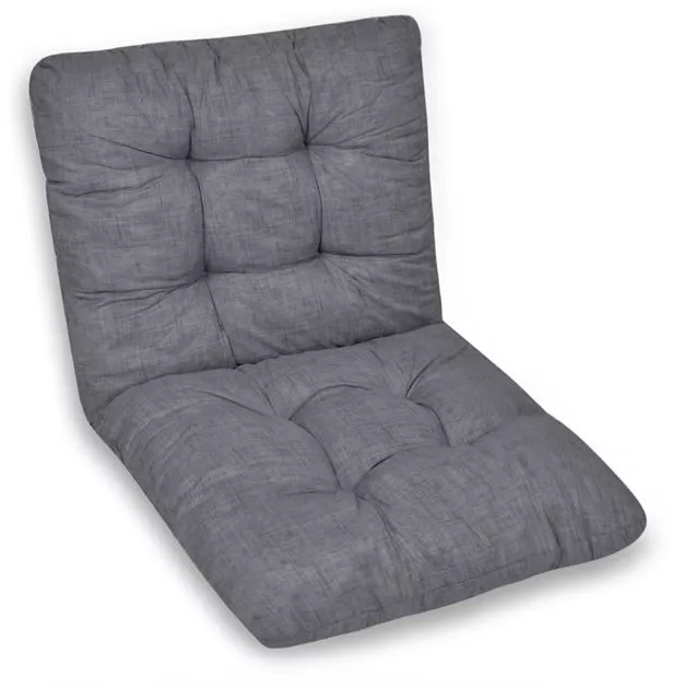 Perna scaun de exterior cu spatar gri 100x50cm 9as3_277914095 - cel.ro