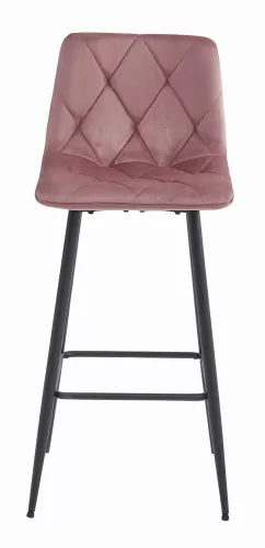 Set 4 Scaune Bar Fido Catifea Roz - cel.ro