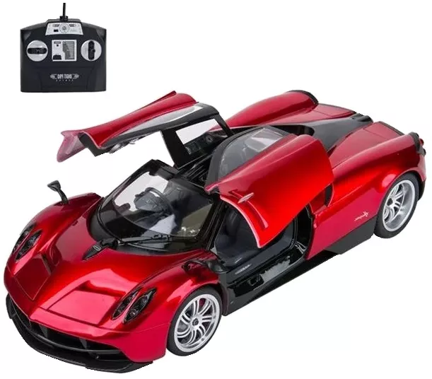 Masina pe telecomanda de 27 MHz cu lumini si usi care se deschid scala ...