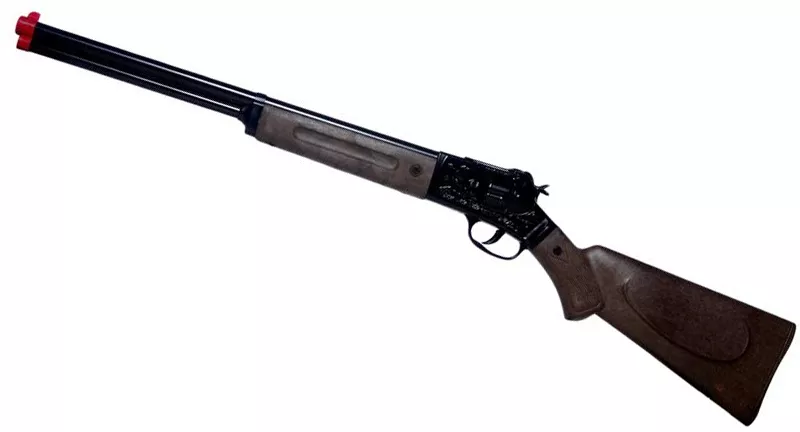 Pusca cu capse model de vanatoare Metal/Plastic 77x12 cm ATU-087723 ...