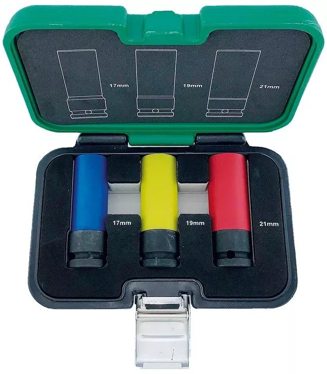 Set chei tubulare de impact cu manson din plastic Fortis 1/2 17-21 - cel.ro