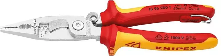 Cleste multifunctional Knipex 200mm VDE cu agatatoare 6kwh_605641911 ...