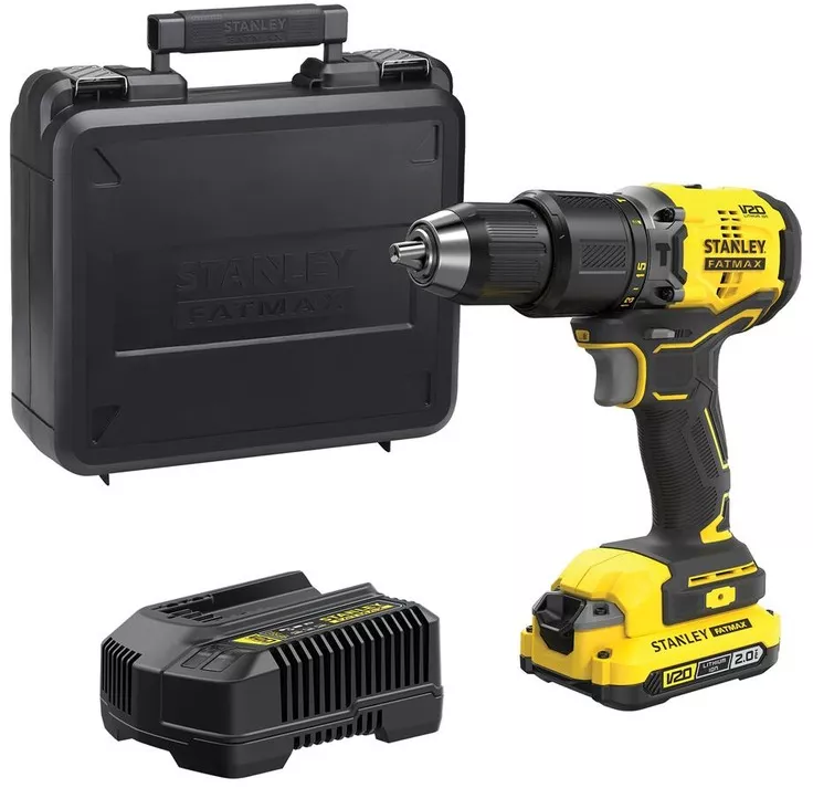 Masina de gaurit si insurubat cu percutie Stanley SFMCD715D1K cu acumulator - cel.ro