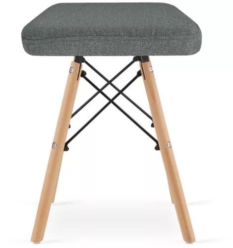 Scaun stil scandinav Artool Werk fara spatar stofa lemn gri 42.5x40 ...