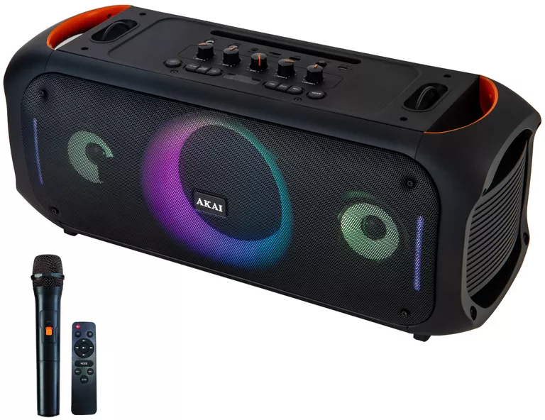 Boxa portabila AKAI ABTS-150 80W Bluetooth USB Radio FM Negru abts-150 ...