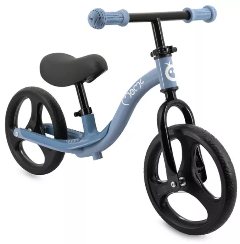 Bicicleta fara pedale cu roti led momi isoka - blue KIDSROBI00075 - cel.ro