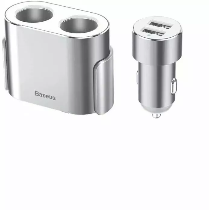 Incarcator auto Baseus High Efficiency 2 sloturi bricheta 80W +dual USB ...