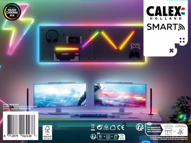 Banda LED Smart Gaming Calex - Monitor Strip RGBIC 110cm 6201000300 ...