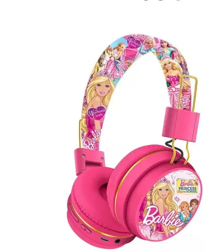 Casti Wireless MINISO Barbie Bluetooth Y2K 3D Stereo Poze Desene ...