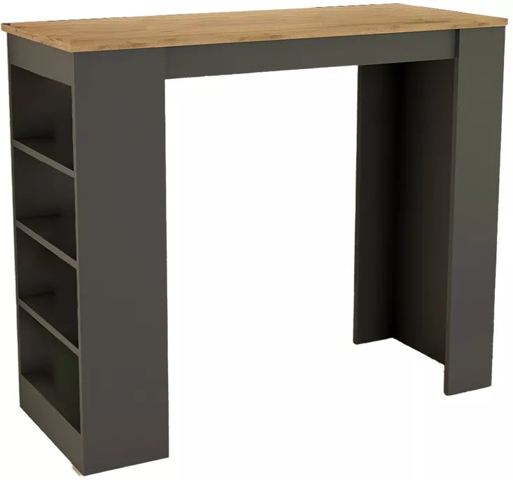 Masa Bar Bikos Stejar-Gri 120x51.5 Cm 197-000277 - cel.ro