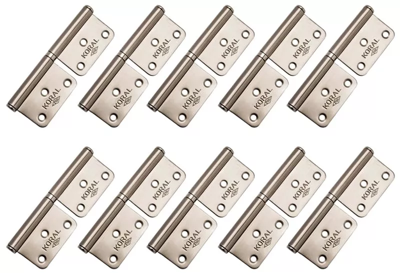 Balama din metal pentru fereastra universala saten 10 buc / set 244353