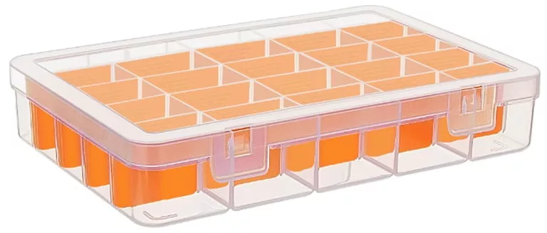 Cutie organizator suruburi transparenta ASR-5048 230 x 165 x 45 mm ...