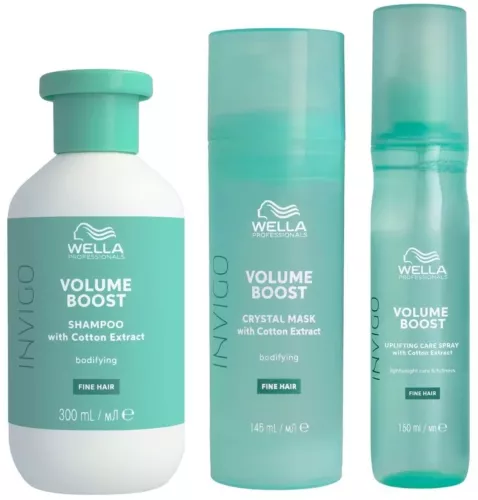 Pachet pentru volum Wella Professionals Volume Boost Shampoo 300ml ...